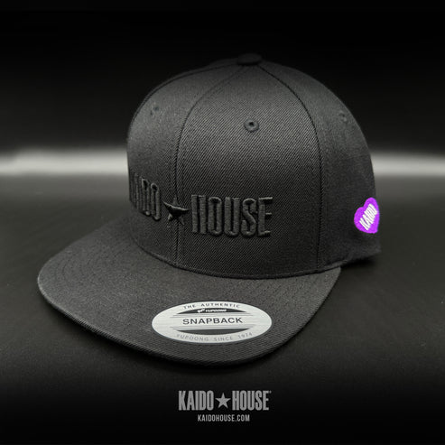 Kaido House The Black logo snapback hat – KAIDO HOUSE LLC